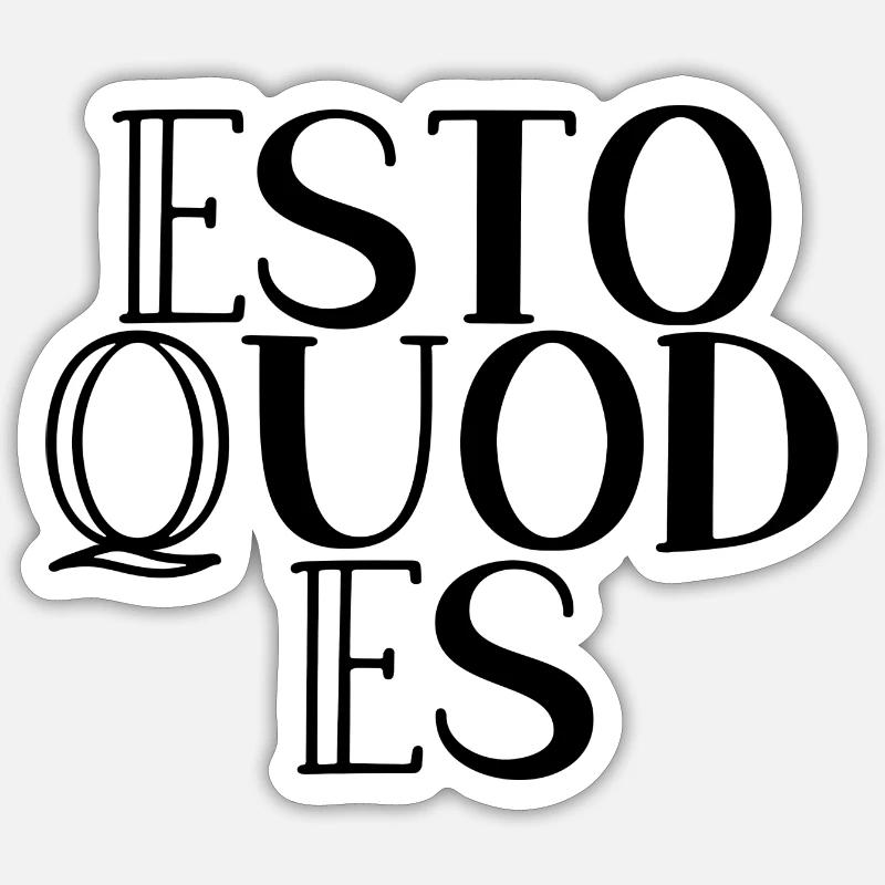 Esto Stickers | Unique Designs | Spreadshirt