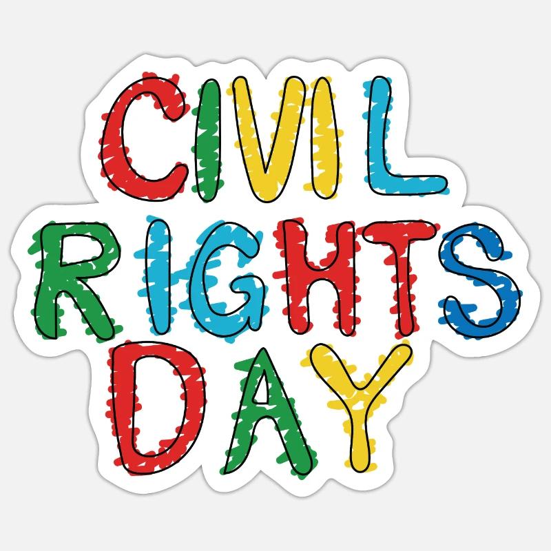 Civil Rights Stickers | Unique Designs | Spreadshirt