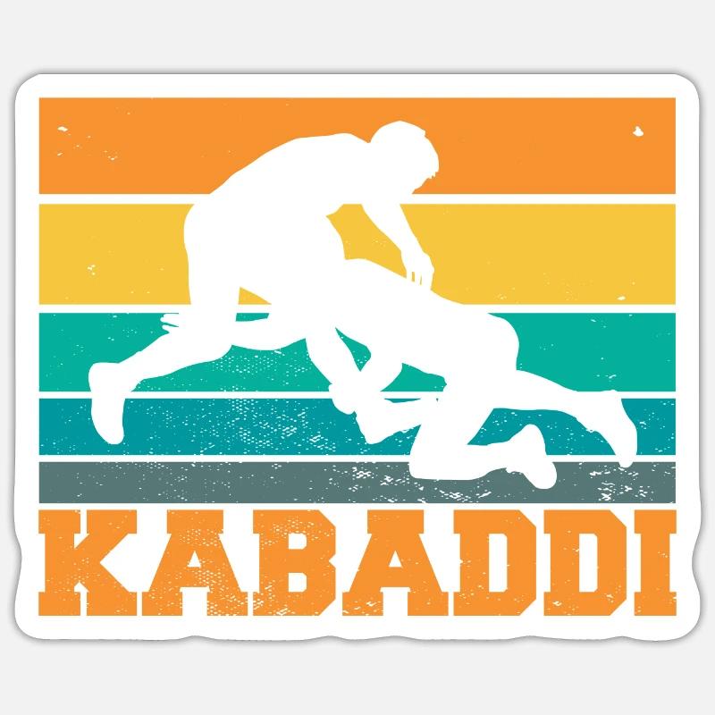 Kabaddi Stickers | Unique Designs | Spreadshirt
