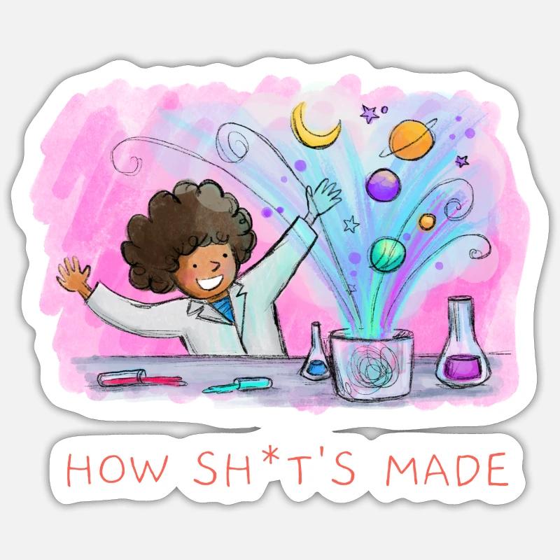 Scientists Stickers | Unique Designs | Spreadshirt