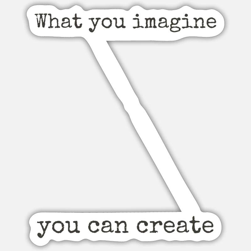 Imagination Stickers | Unique Designs | Spreadshirt