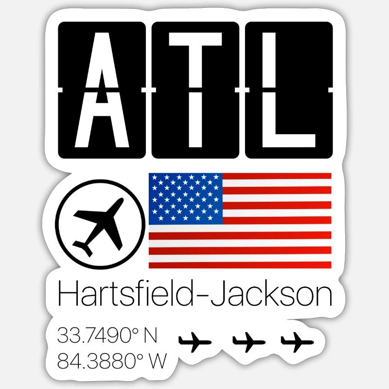 Atlanta Stickers | Unique Designs | Spreadshirt