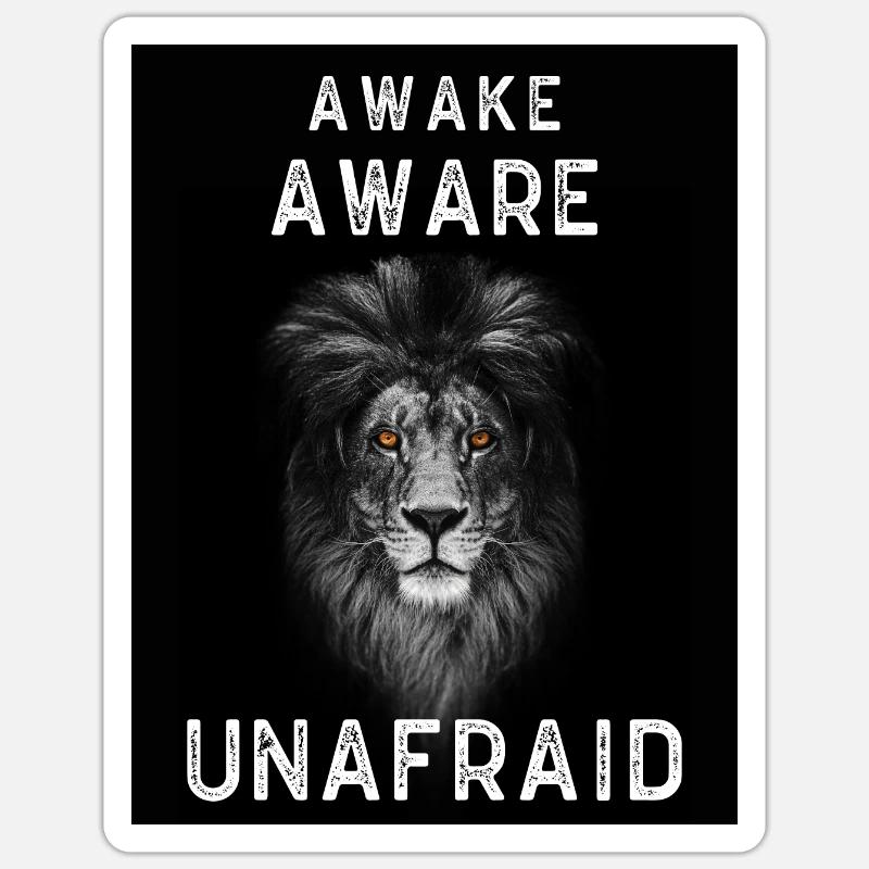 Unafraid Stickers | Unique Designs | Spreadshirt