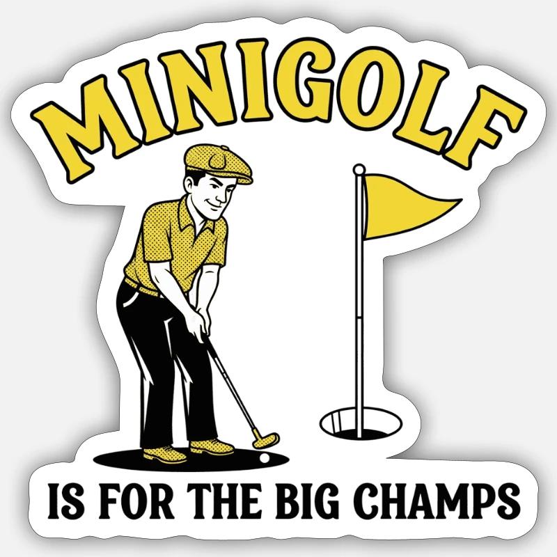 Putt-putt Stickers | Unique Designs | Spreadshirt