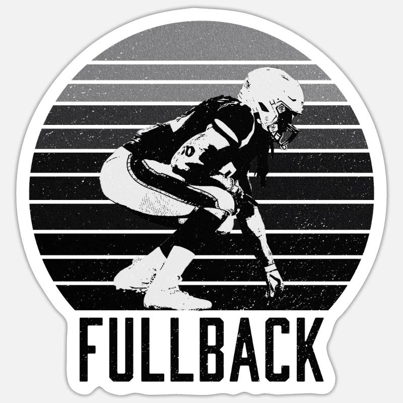 Fullbacks Stickers | Unique Designs | Spreadshirt