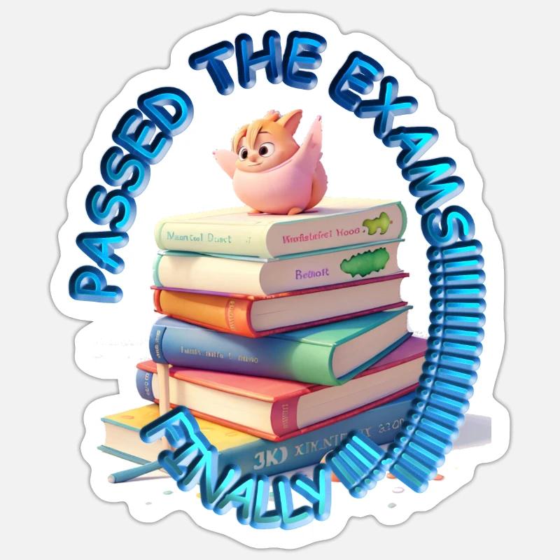 Exams Stickers | Unique Designs | Spreadshirt