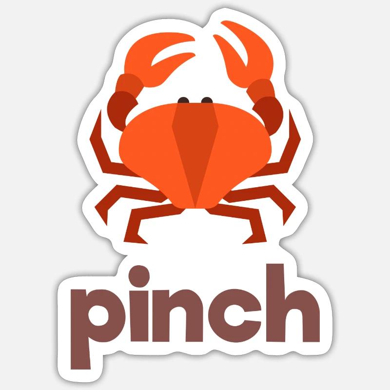 Pinching Stickers | Unique Designs | Spreadshirt