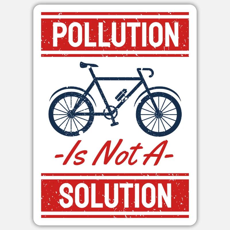 Pollution Stickers | Unique Designs | Spreadshirt