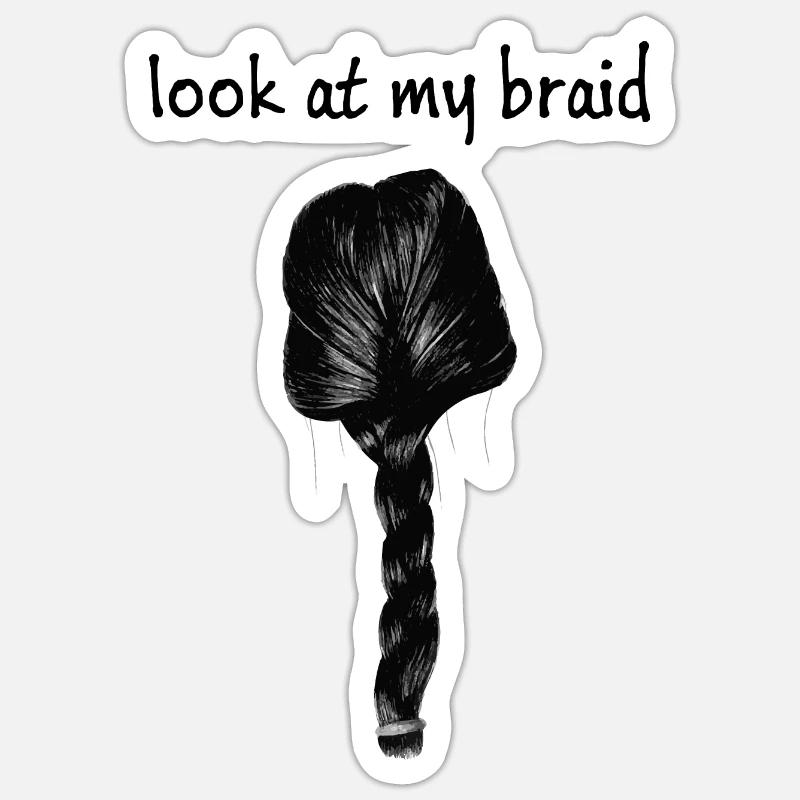 Braid Stickers | Unique Designs | Spreadshirt