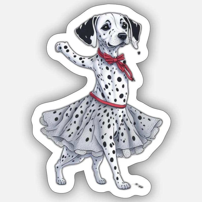 Dog Dancing Stickers | Unique Designs | Spreadshirt