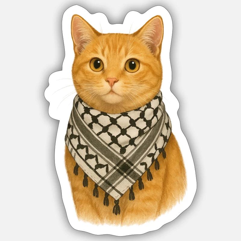 Keffiyeh Stickers | Unique Designs | Spreadshirt