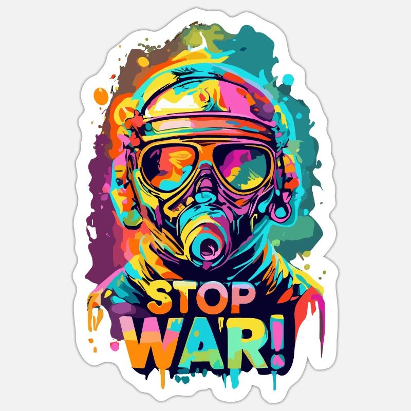 Stopwar Stickers | Unique Designs | Spreadshirt