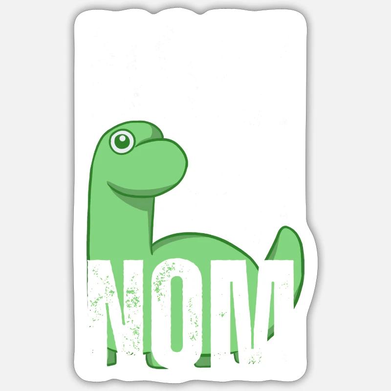 Nom-nom-nom Stickers | Unique Designs | Spreadshirt