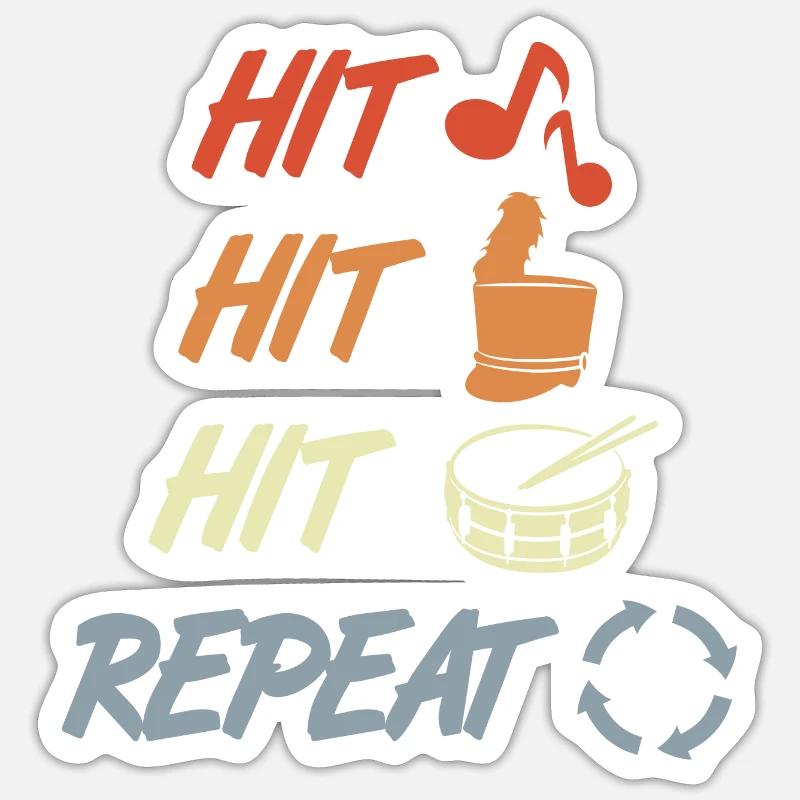 Hitting Stickers | Unique Designs | Spreadshirt