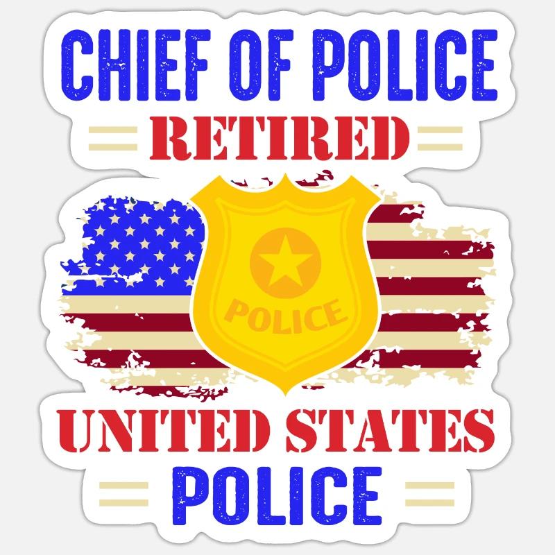 Chief Of Police Stickers | Unique Designs | Spreadshirt