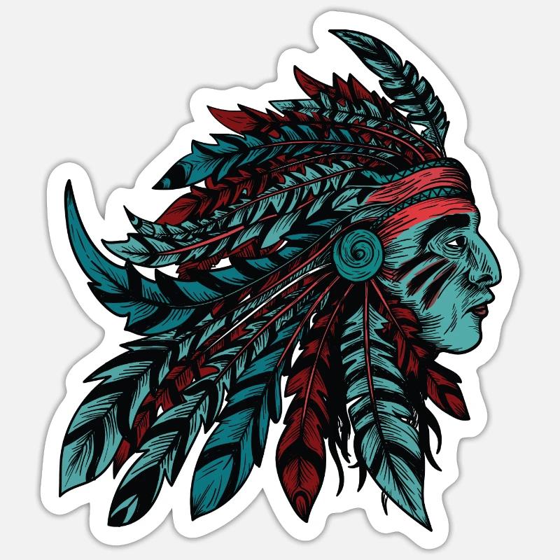 American Indian Stickers | Unique Designs | Spreadshirt