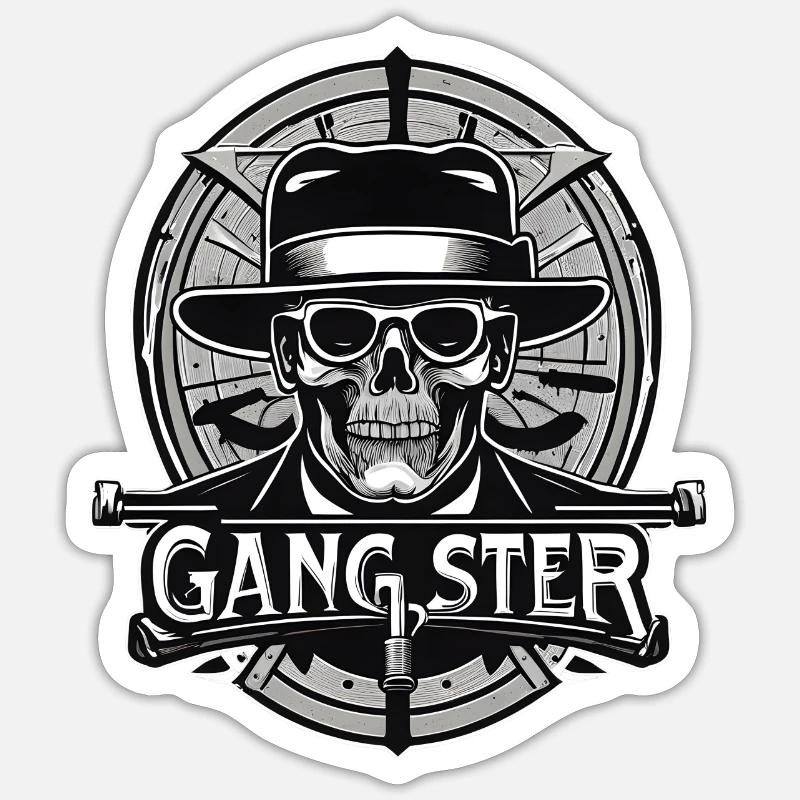 Gangster Stickers | Unique Designs | Spreadshirt