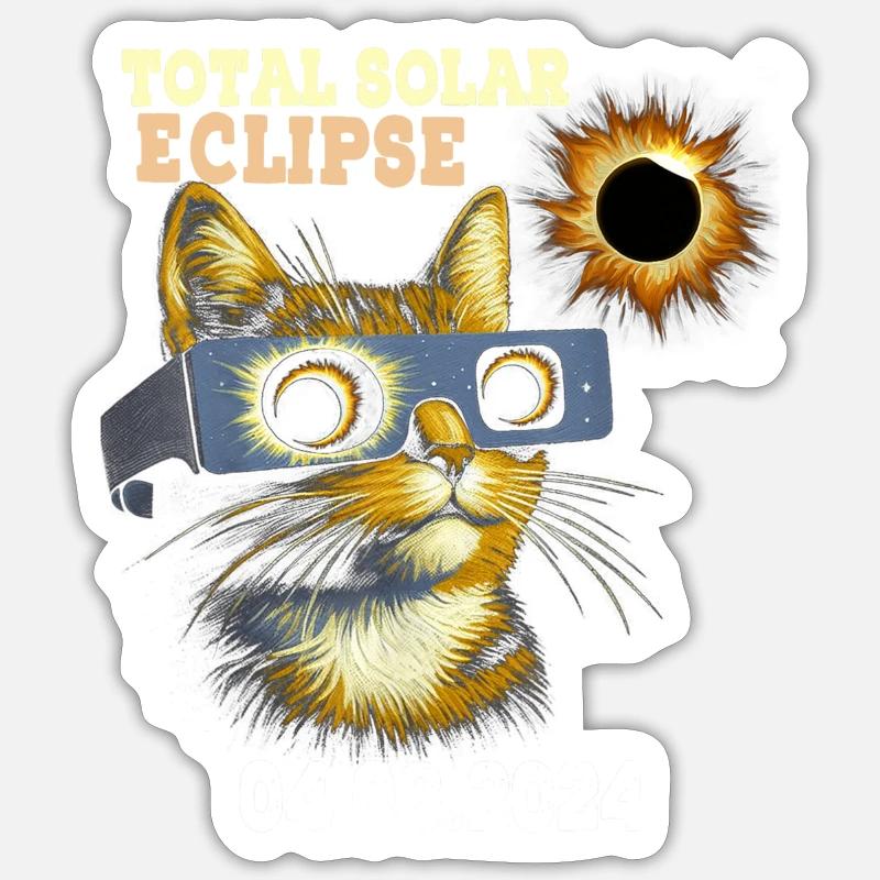 Solar Eclipse Stickers | Unique Designs | Spreadshirt