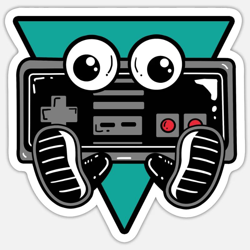 Retro Games Stickers | Unique Designs | Spreadshirt