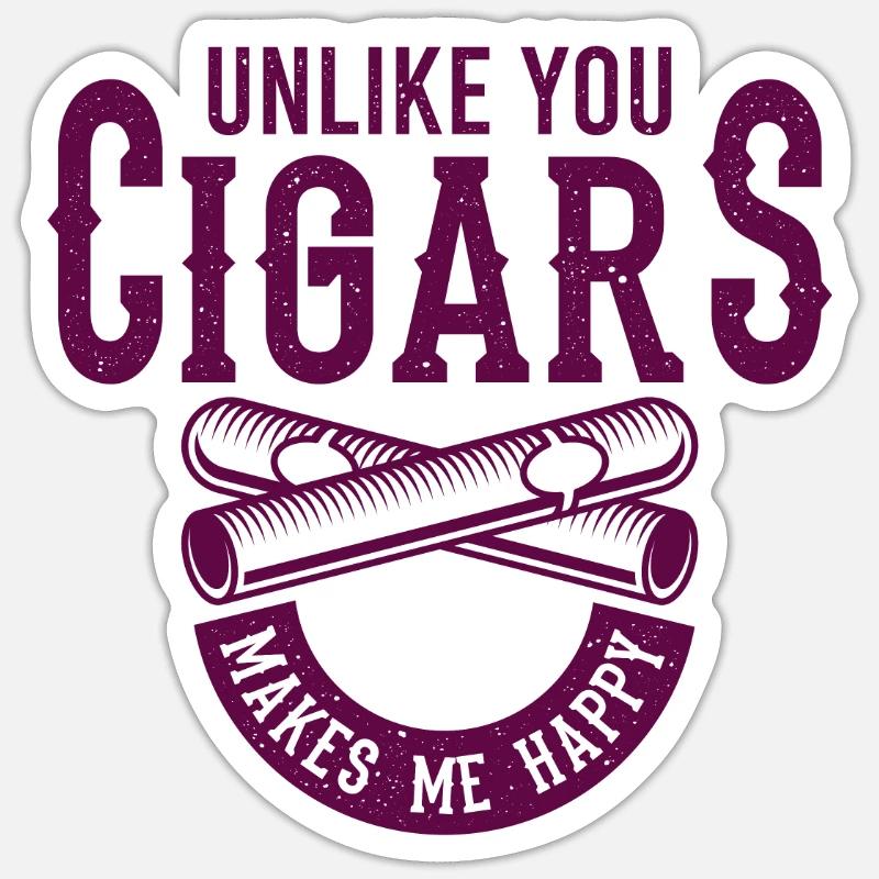 Cigar Stickers | Unique Designs | Spreadshirt