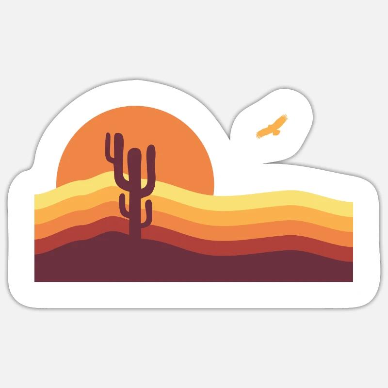 Desert Stickers | Unique Designs | Spreadshirt