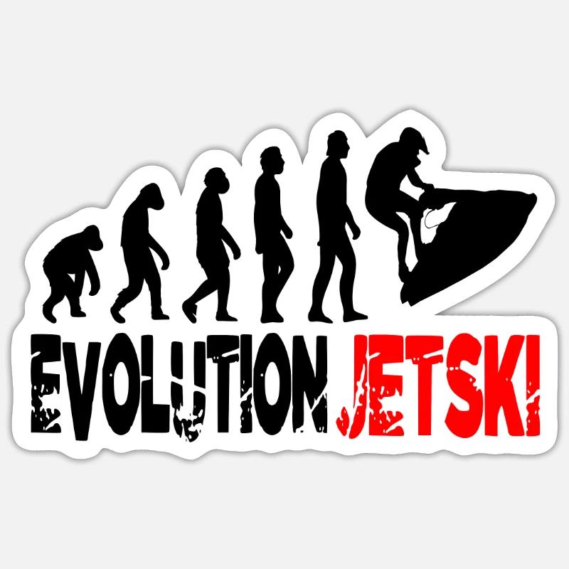 Jet-skiing Stickers | Unique Designs | Spreadshirt