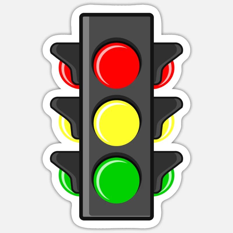 Traffic Light Stickers | Unique Designs | Spreadshirt