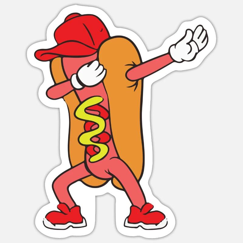 Hot Dog Stickers | Unique Designs | Spreadshirt