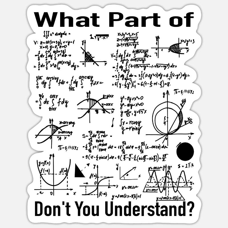 Formulas Stickers | Unique Designs | Spreadshirt