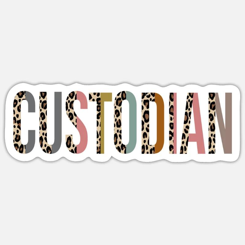 Custodian Stickers | Unique Designs | Spreadshirt