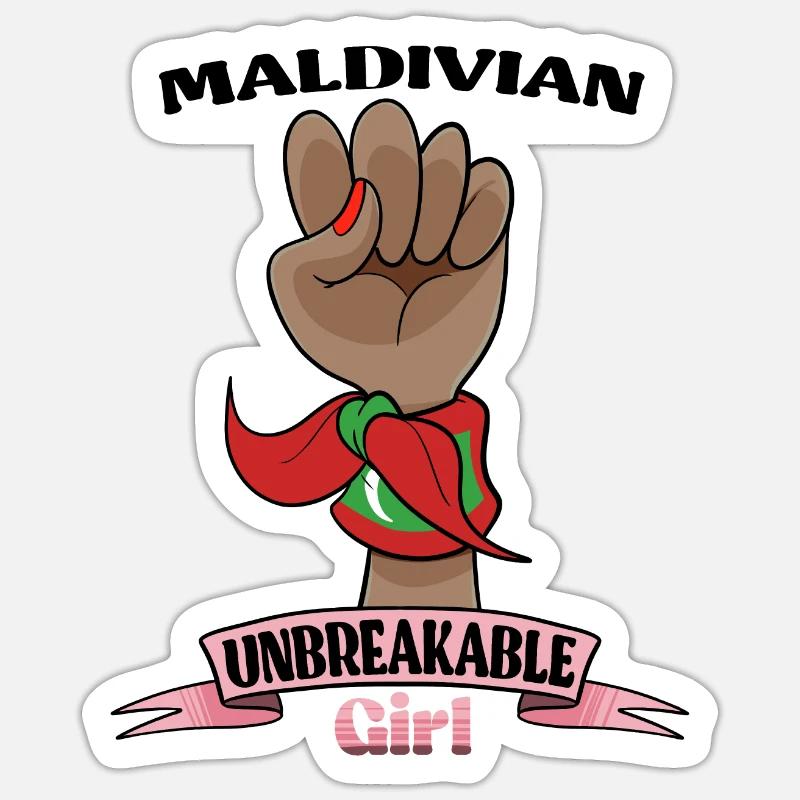 Maldivian Stickers | Unique Designs | Spreadshirt