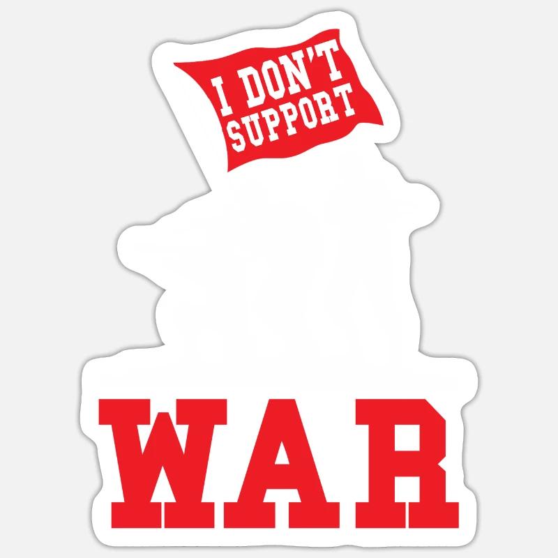Anti War Stickers | Unique Designs | Spreadshirt