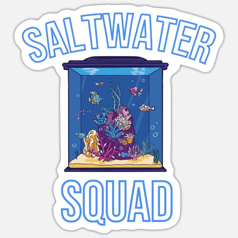 Saltwater Stickers | Unique Designs | Spreadshirt