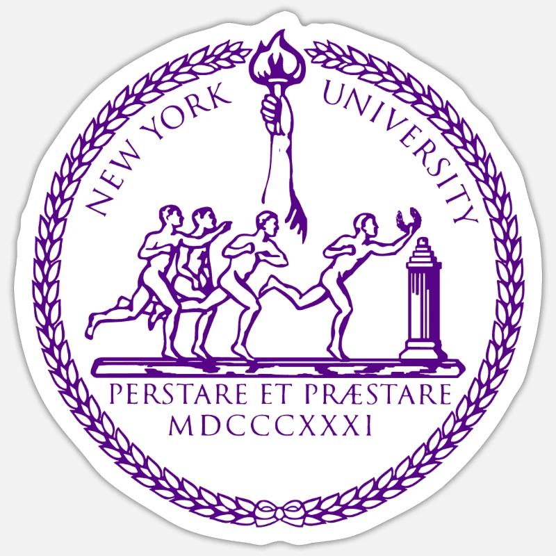 Nyu Stickers | Unique Designs | Spreadshirt