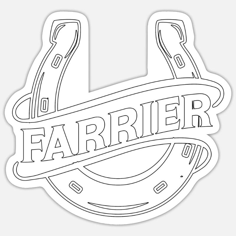 Farrier Stickers | Unique Designs | Spreadshirt