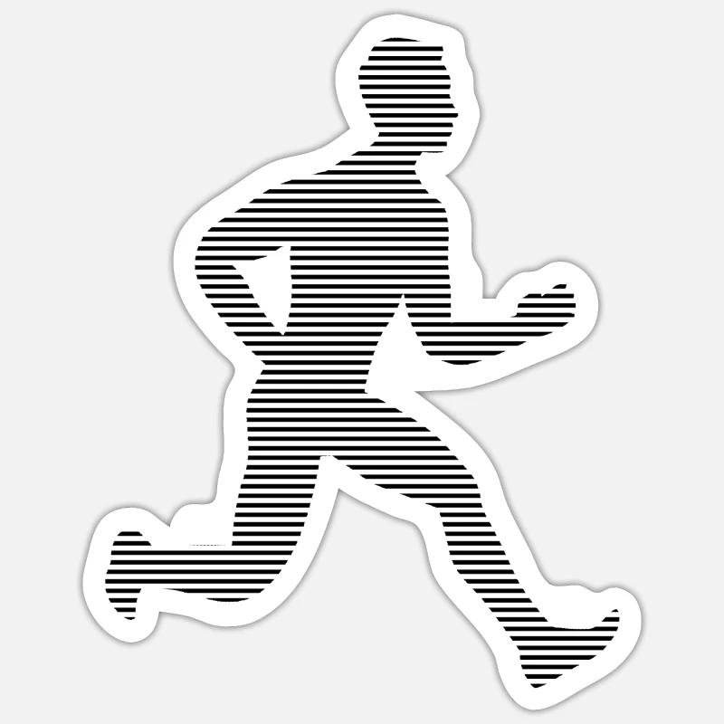 Jogging Stickers | Unique Designs | Spreadshirt