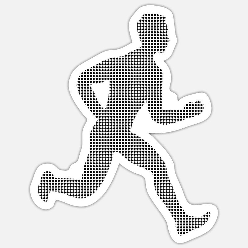 Jogging Stickers | Unique Designs | Spreadshirt