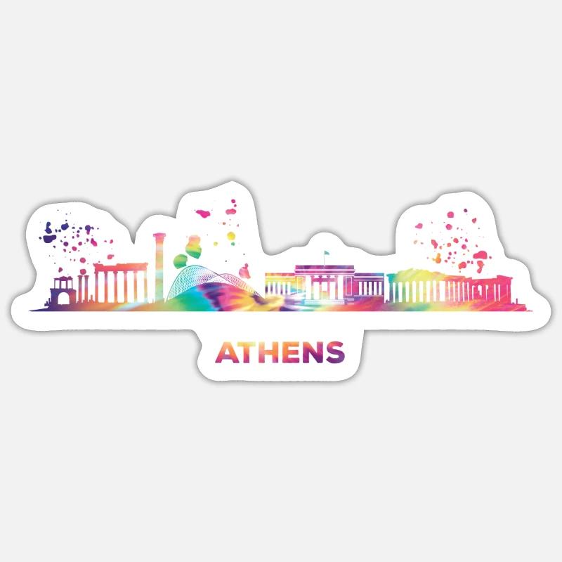 Athens Stickers | Unique Designs | Spreadshirt
