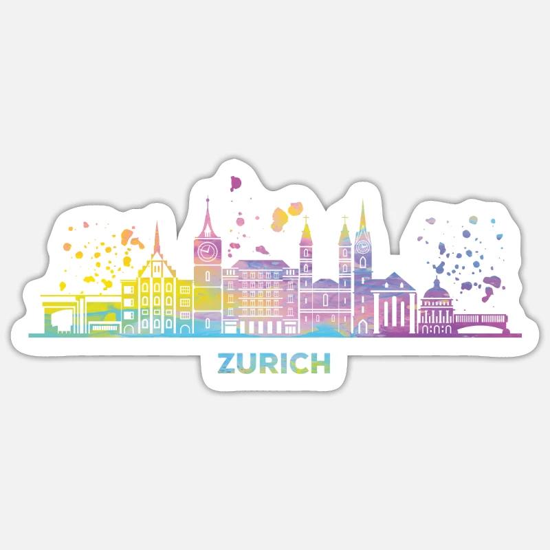 Zurich Stickers | Unique Designs | Spreadshirt