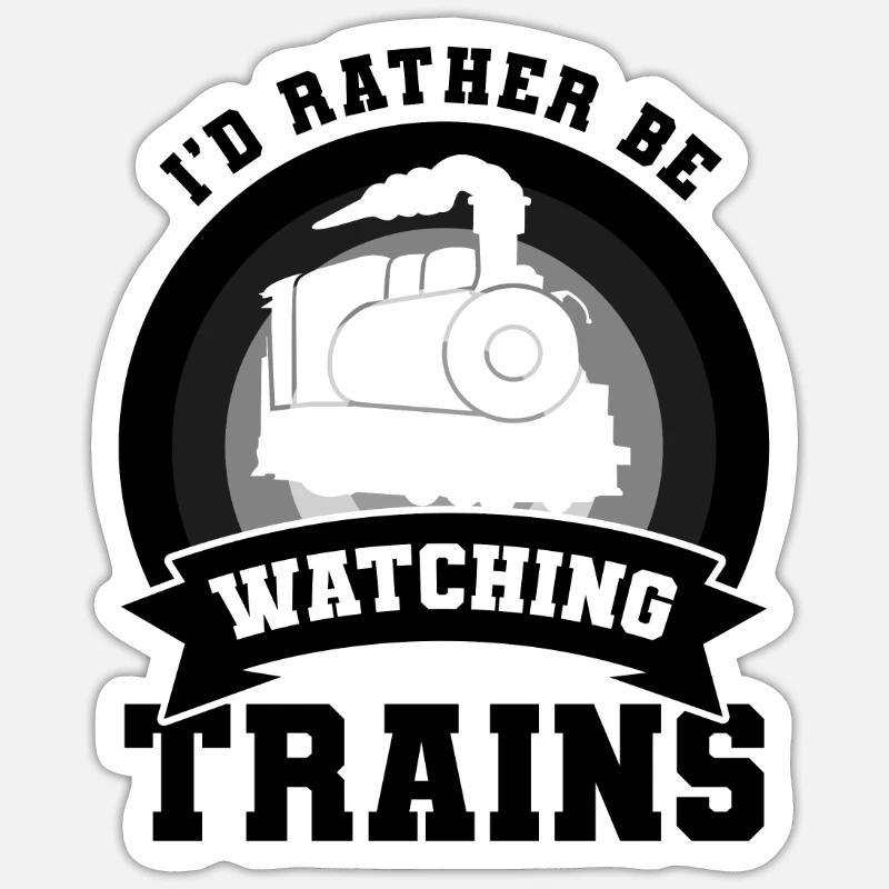 Trainspotter Stickers | Unique Designs | Spreadshirt