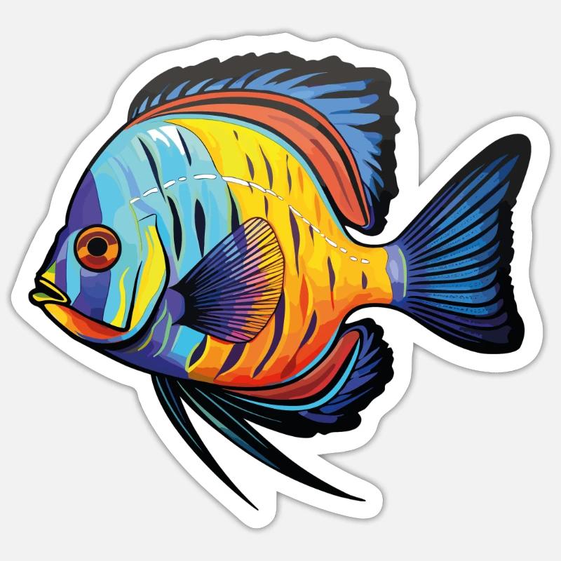 Angelfish Stickers | Unique Designs | Spreadshirt