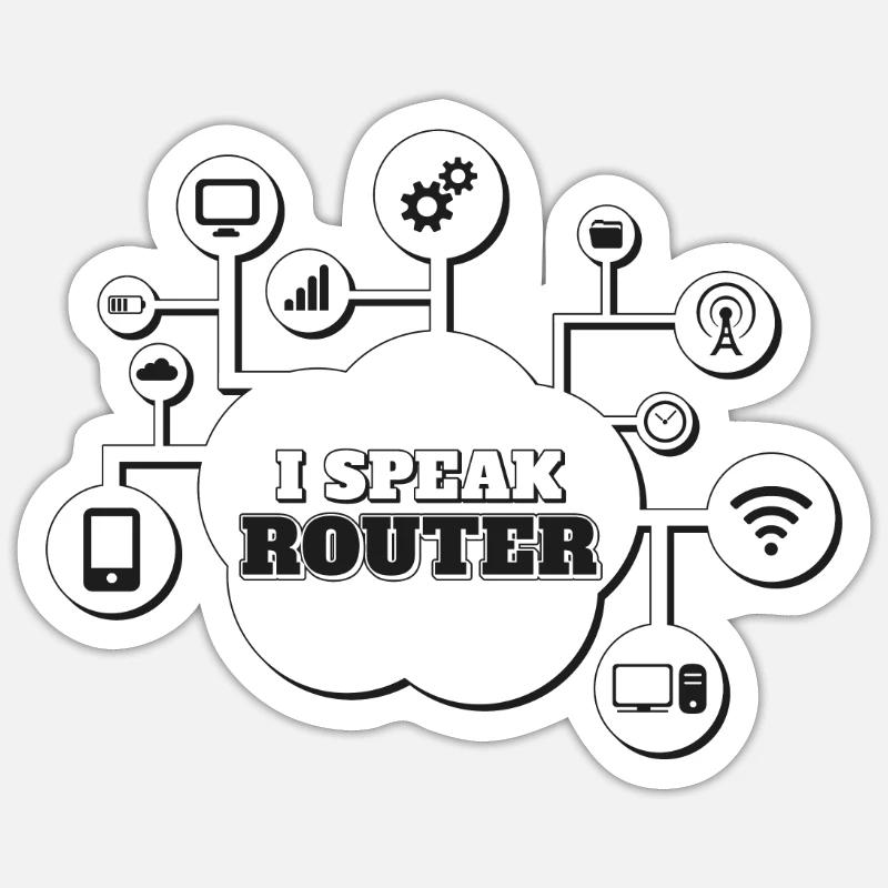 Router Stickers | Unique Designs | Spreadshirt