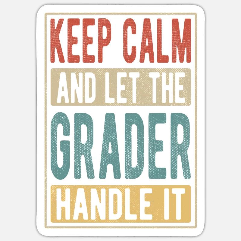 Grader Stickers | Unique Designs | Spreadshirt