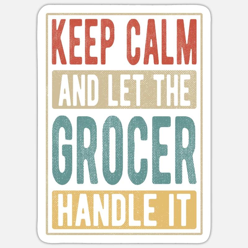 Grocer Stickers | Unique Designs | Spreadshirt