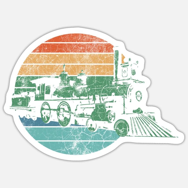 Trains Stickers | Unique Designs | Spreadshirt