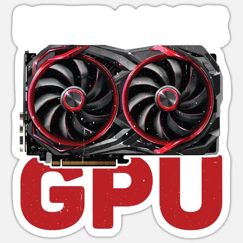 Gpu Stickers | Unique Designs | Spreadshirt