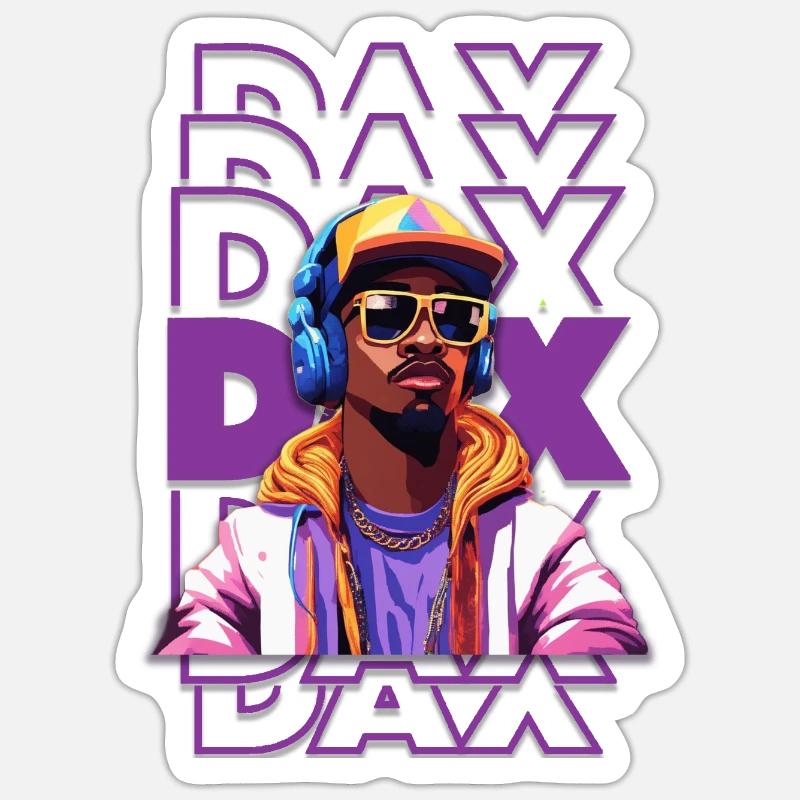 Dax Stickers | Unique Designs | Spreadshirt