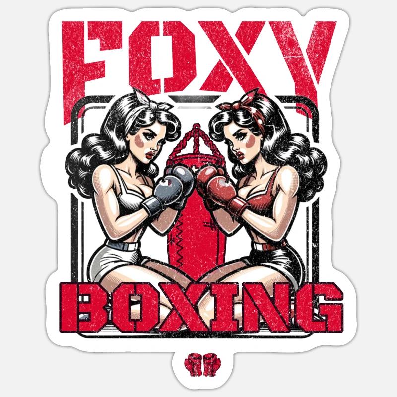 Boxing-knockout Stickers | Unique Designs | Spreadshirt