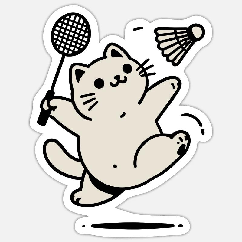 Badminton Stickers | Unique Designs | Spreadshirt