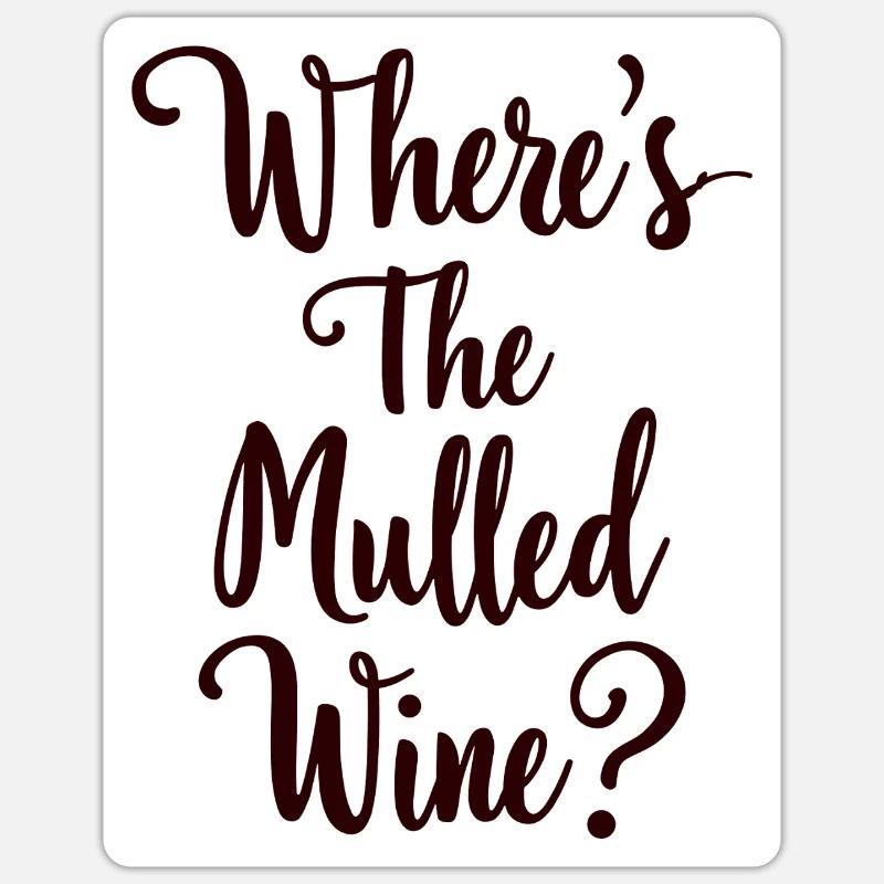 Mulled Wine Stickers | Unique Designs | Spreadshirt